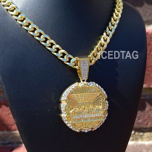 Accessories | Iced Out Last Supper Pendant 3 Necklace Iced Set | Poshmark